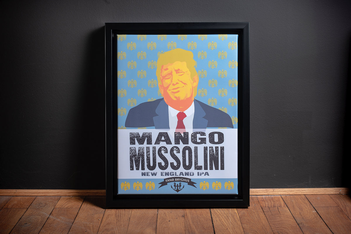 Mango Mussolini på Lærred – Fanø Bryghus Webshop